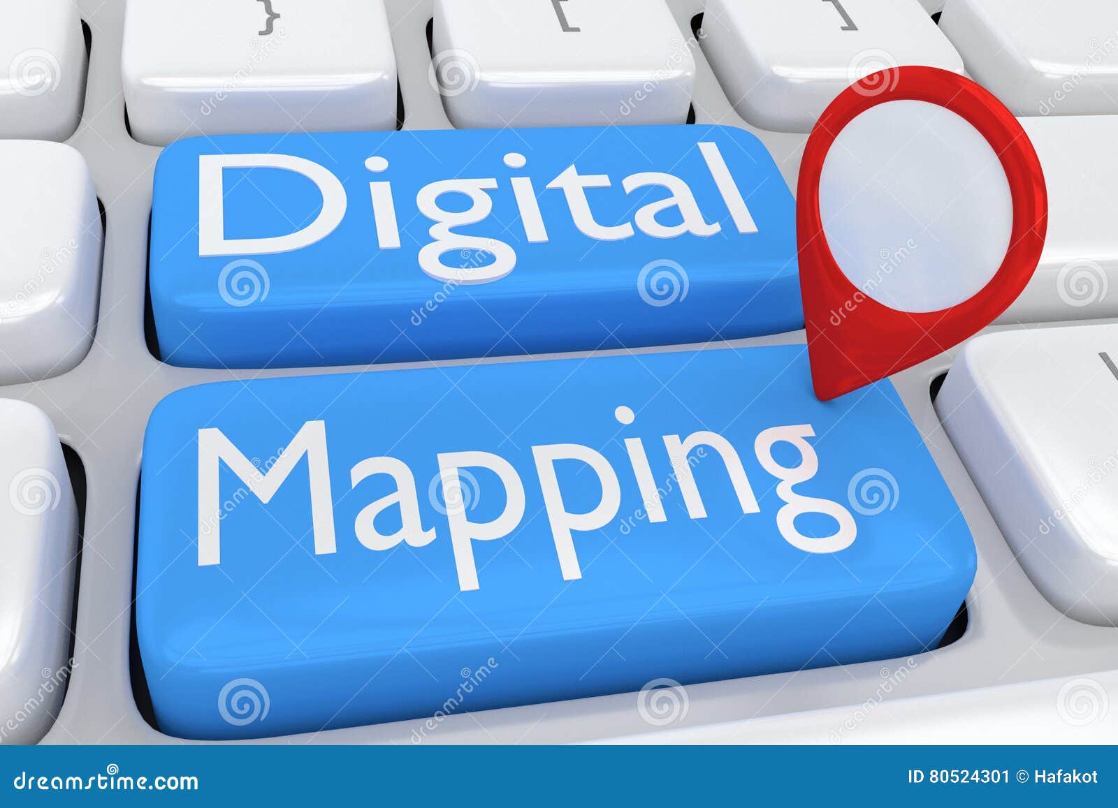 Digital Mapping concept stock illustration. Illustration of asia - 80524301