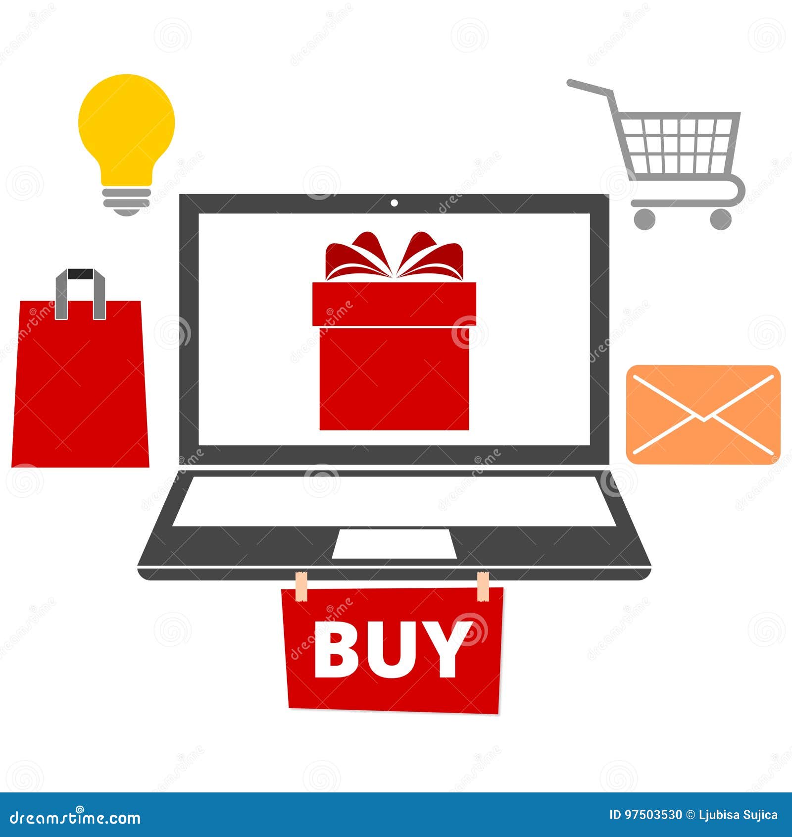 Digital Marketing, Buy Icon Stock Vector - Illustration of analytics ...