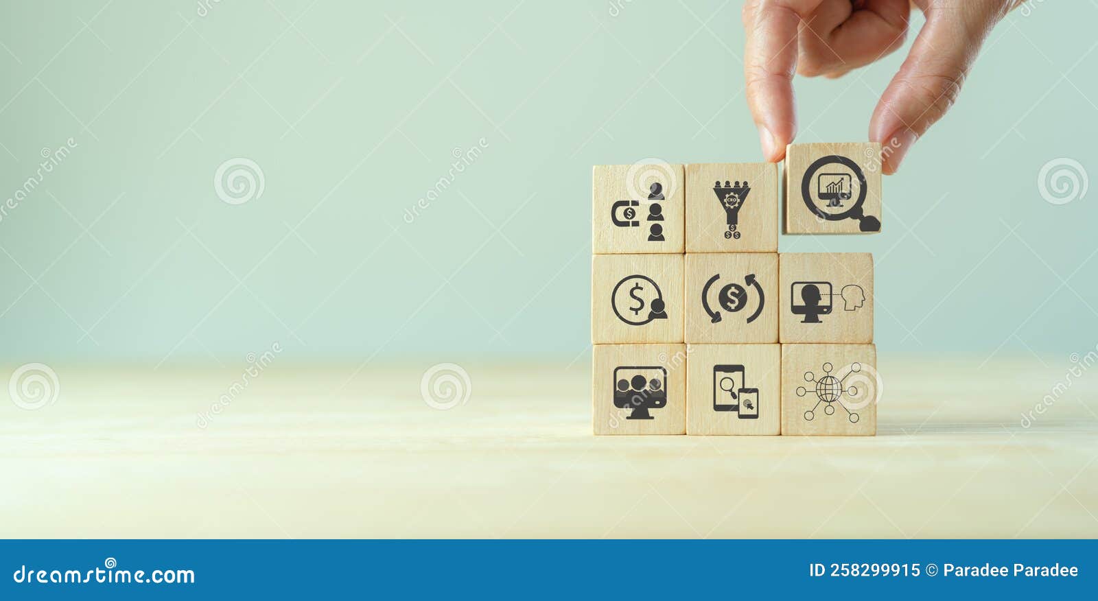 Digital Marketing Metrics And Kpis Concept Stock Image Image Of
