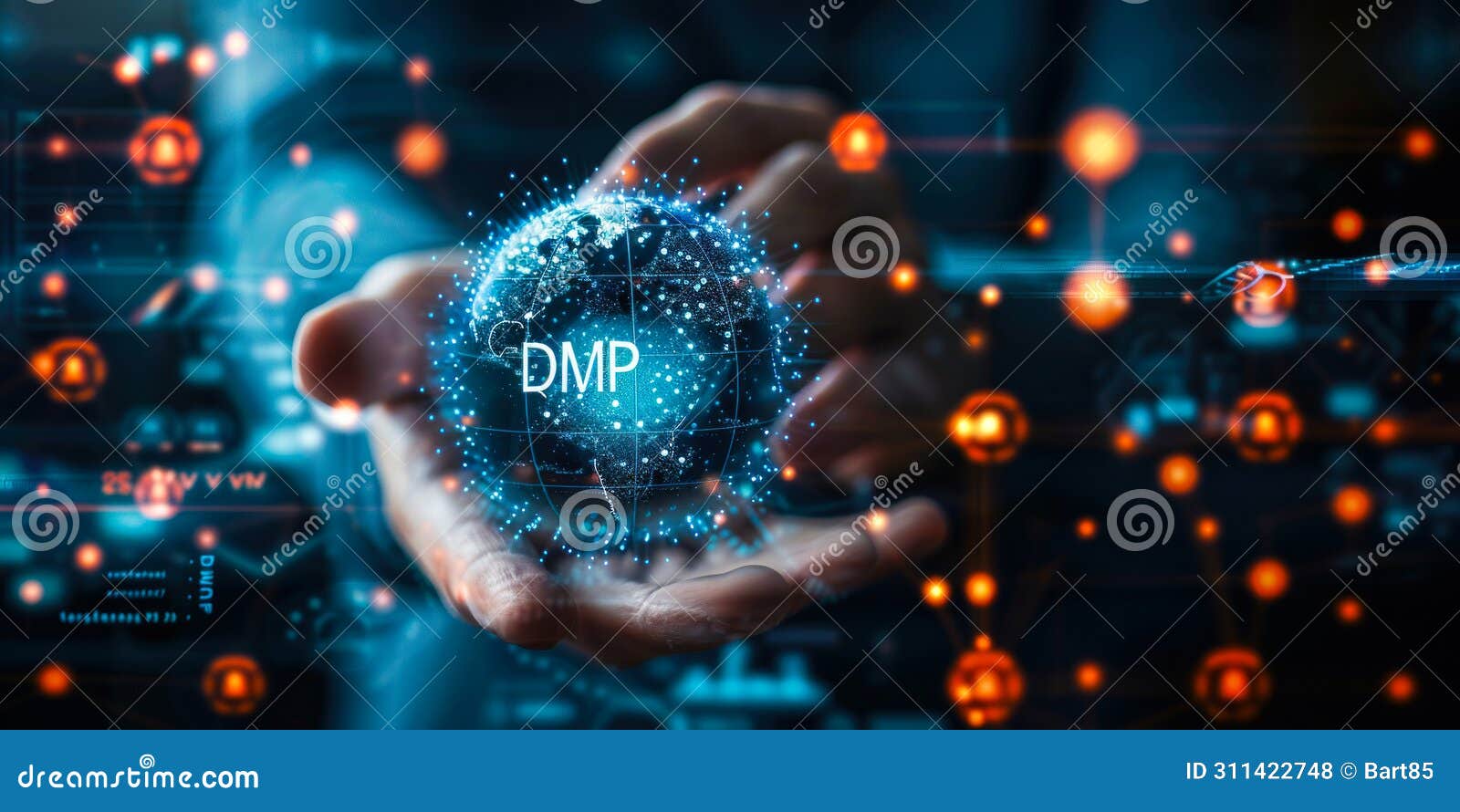 Digital Marketing Professional Demonstrating Data Management Platform ...