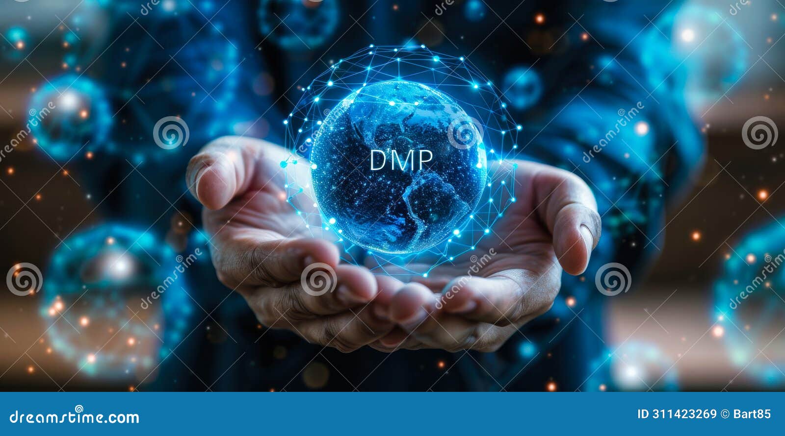 Digital Marketing Professional Demonstrating Data Management Platform ...