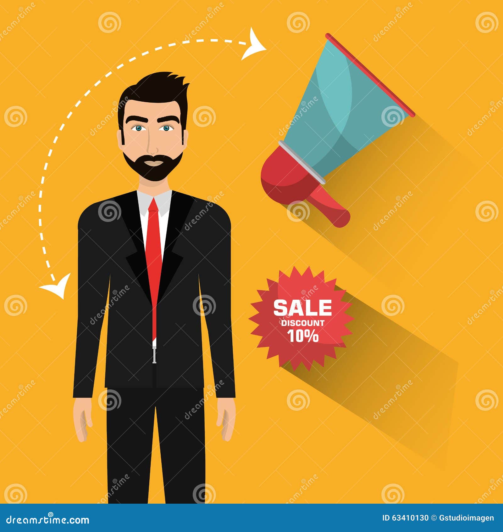 Digital Marketing and Sales Stock Illustration - Illustration of ...
