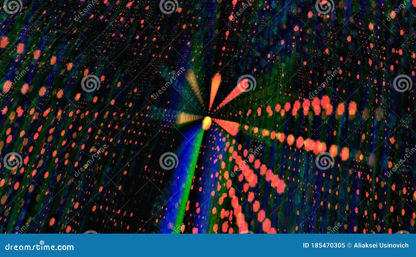 Digital Matrix. Data Center Digital Code Futuristic Information ...