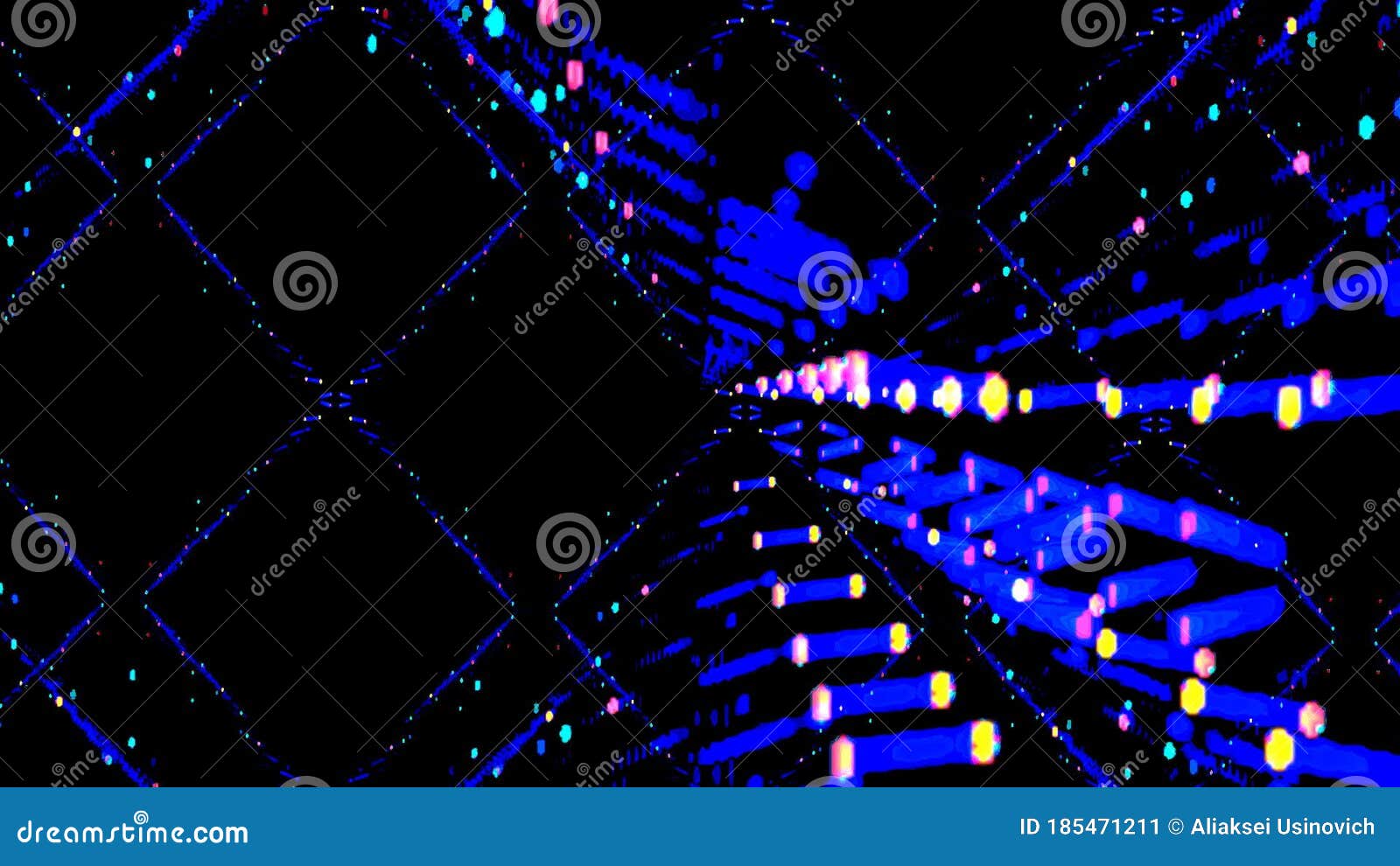 Digital Matrix. Data Center Digital Code Futuristic Information ...