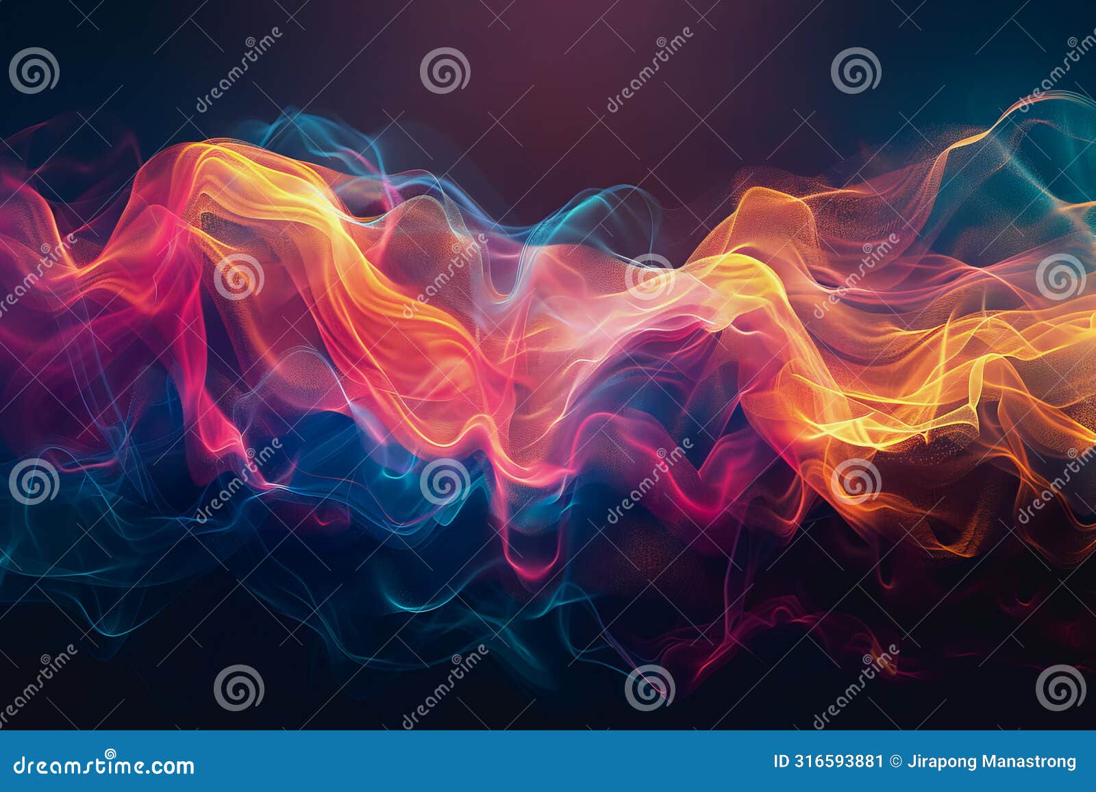 Digital Matrix Data Waveform on Music Dynamic Wave Abstract Concept ...
