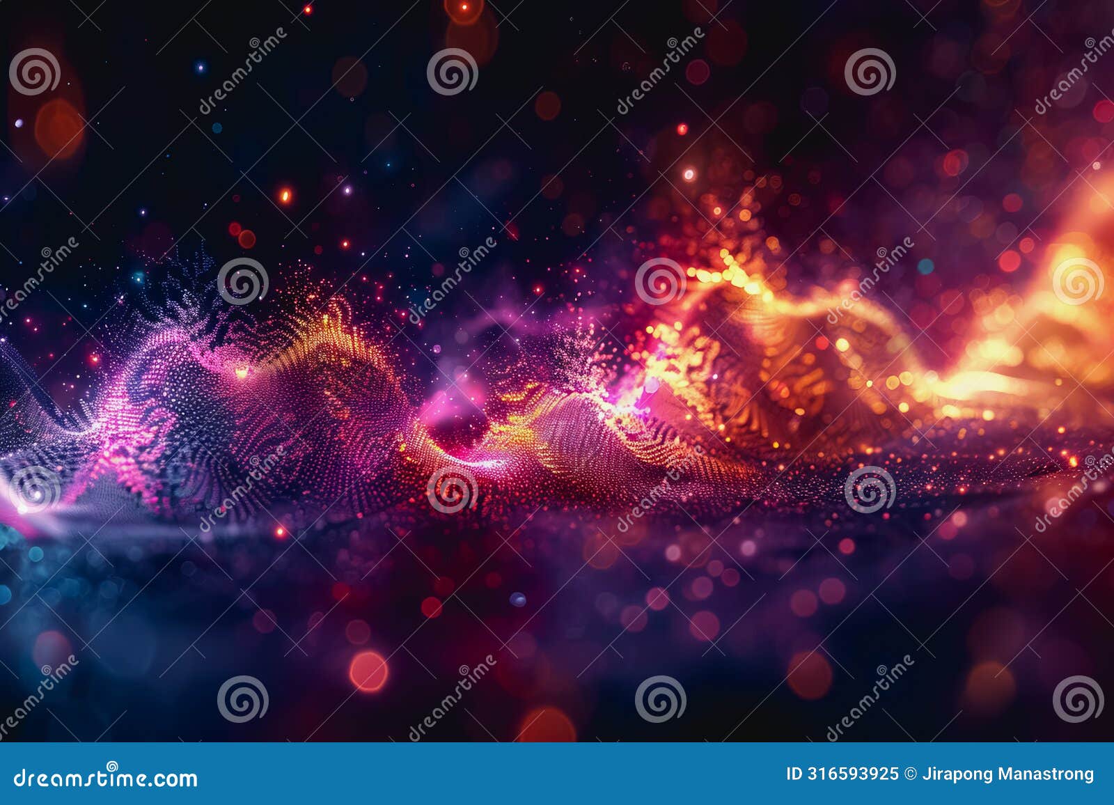 Digital Matrix Data Waveform on Music Dynamic Wave Abstract Concept ...