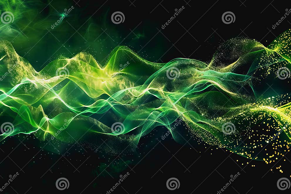 Digital Matrix Data Waveform on Music Dynamic Wave Abstract Concept ...