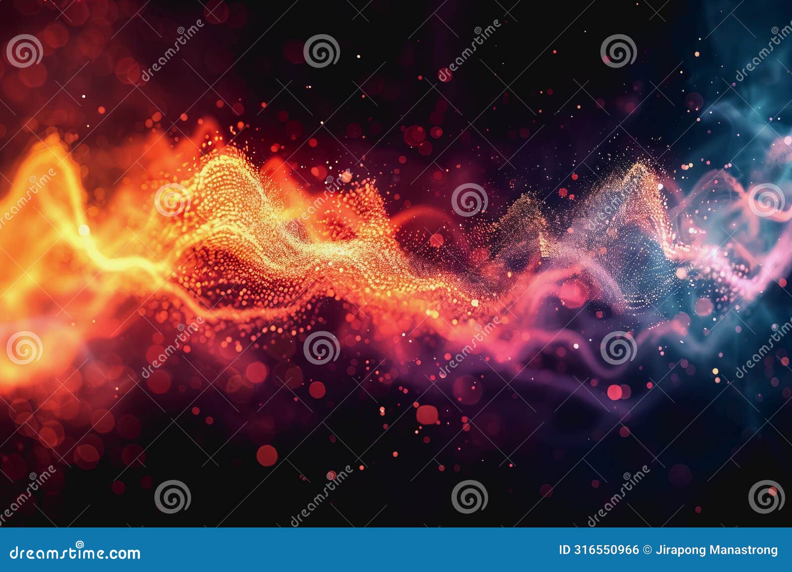 Digital Matrix Data Waveform on Music Dynamic Wave Abstract Concept ...