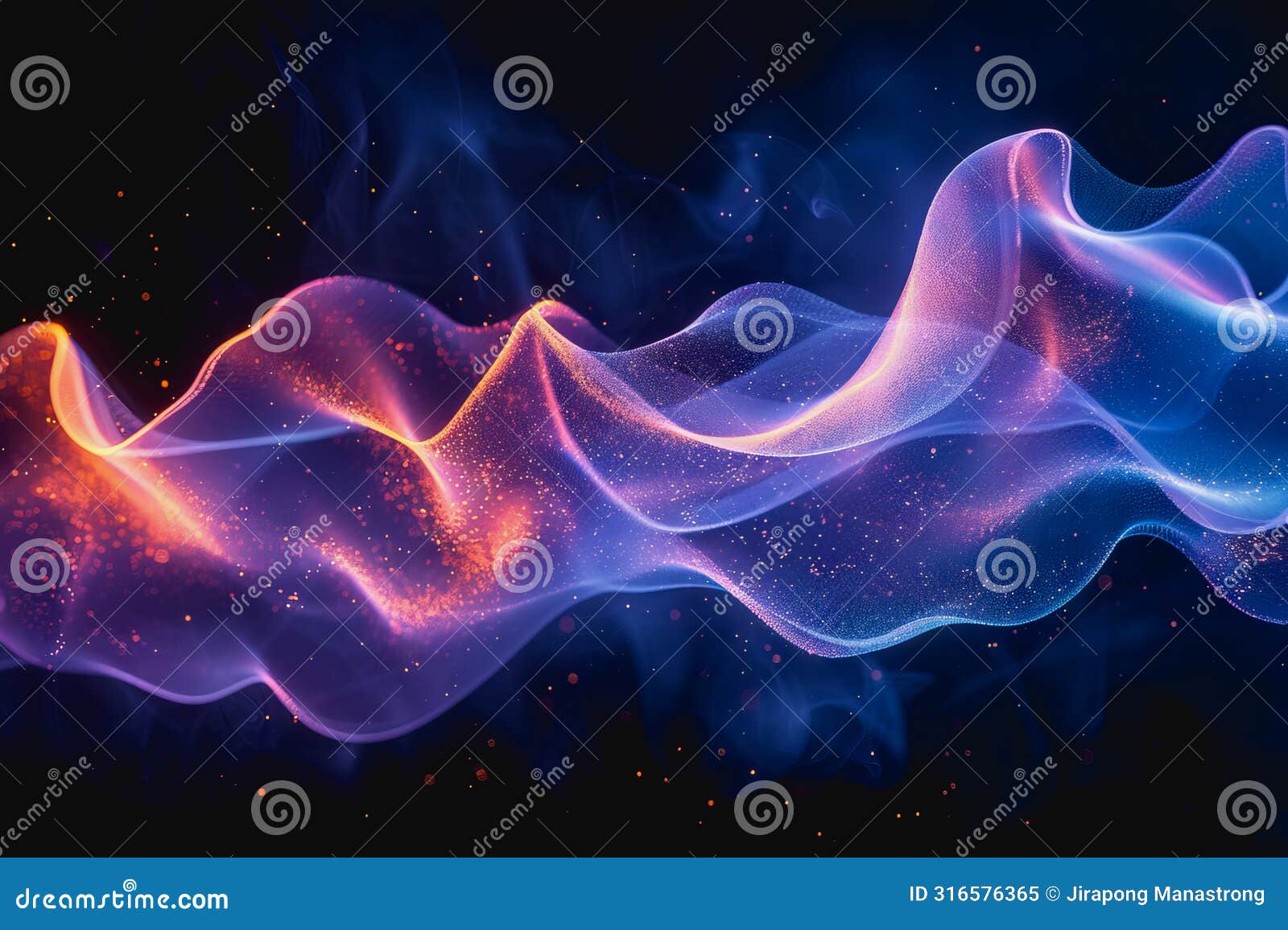 Digital Matrix Data Waveform on Music Dynamic Wave Abstract Concept ...
