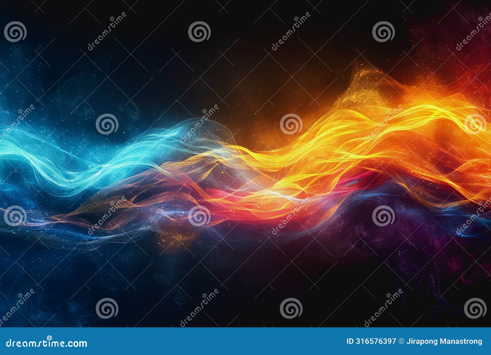 Digital Matrix Data Waveform on Music Dynamic Wave Abstract Concept ...