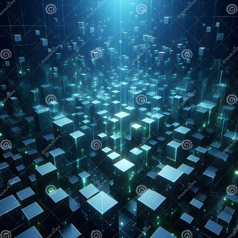 Digital Matrix: Exploring the Depths of Data Architecture Stock Photo - Image of conceptual ...