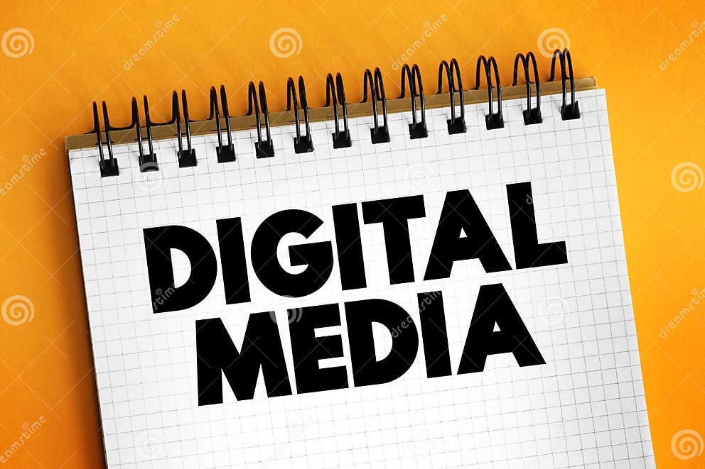 Digital Media - Any Communication Media that Operate in Conjunction ...