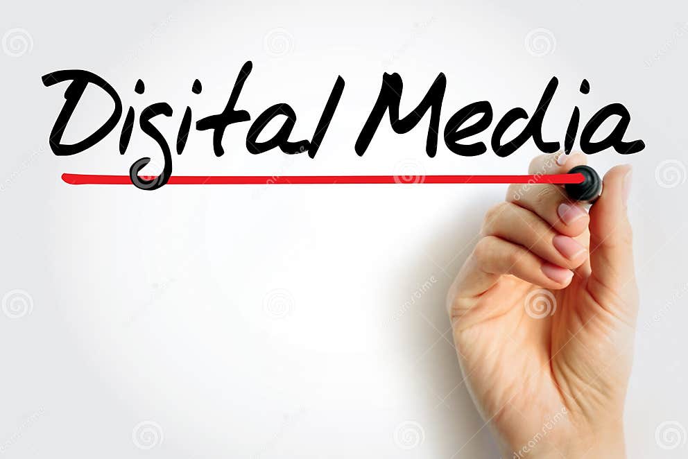 Digital Media - Any Communication Media that Operate in Conjunction with Various Encoded Machine ...