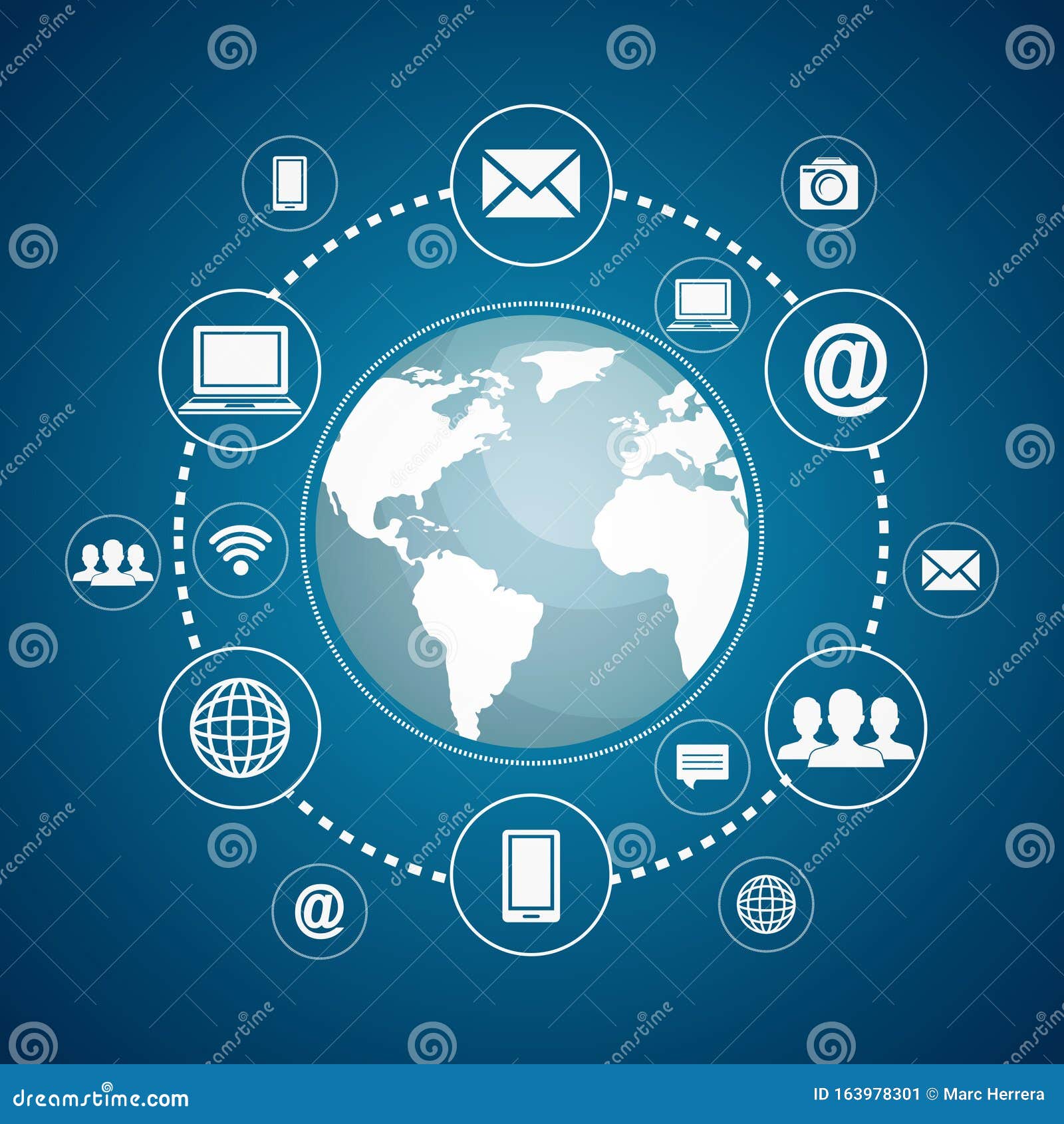 Digital Media and Technology Design Stock Vector - Illustration of ...