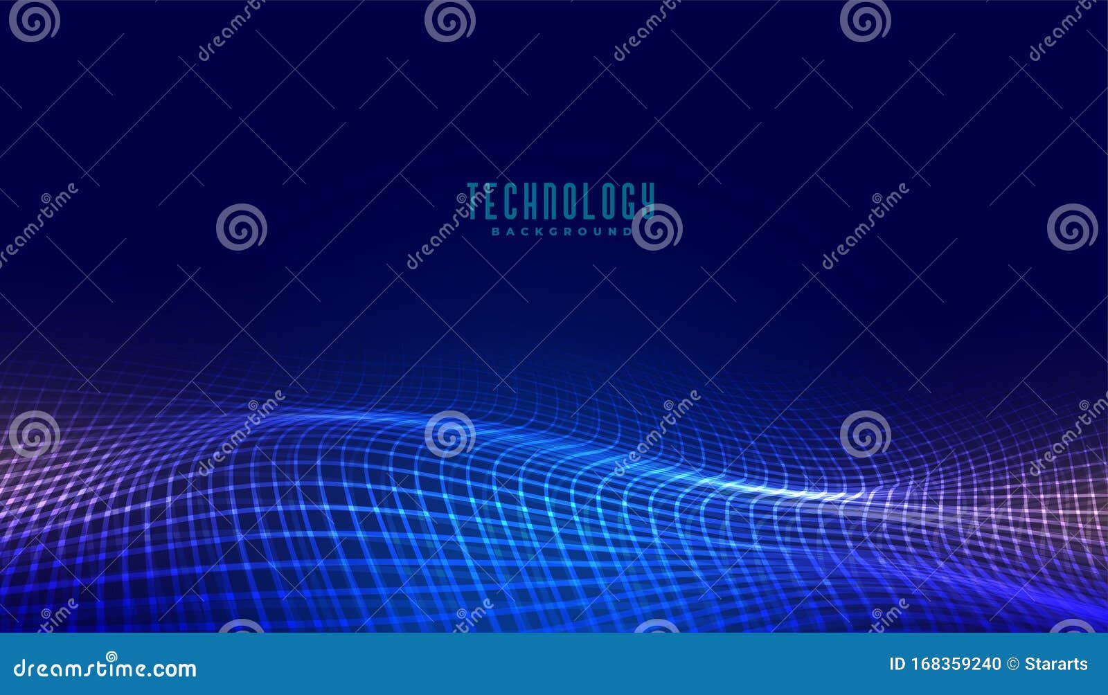 Digital Mesh Wave Technology Concept Banner Design Stock Vector ... Digital Mesh Wave Technology Concept Banner Design Stock Vector ...