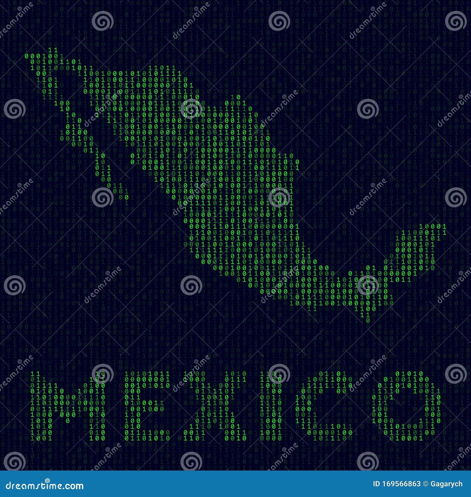Digital Mexico logo. stock vector. Illustration of cyberspace - 169566863