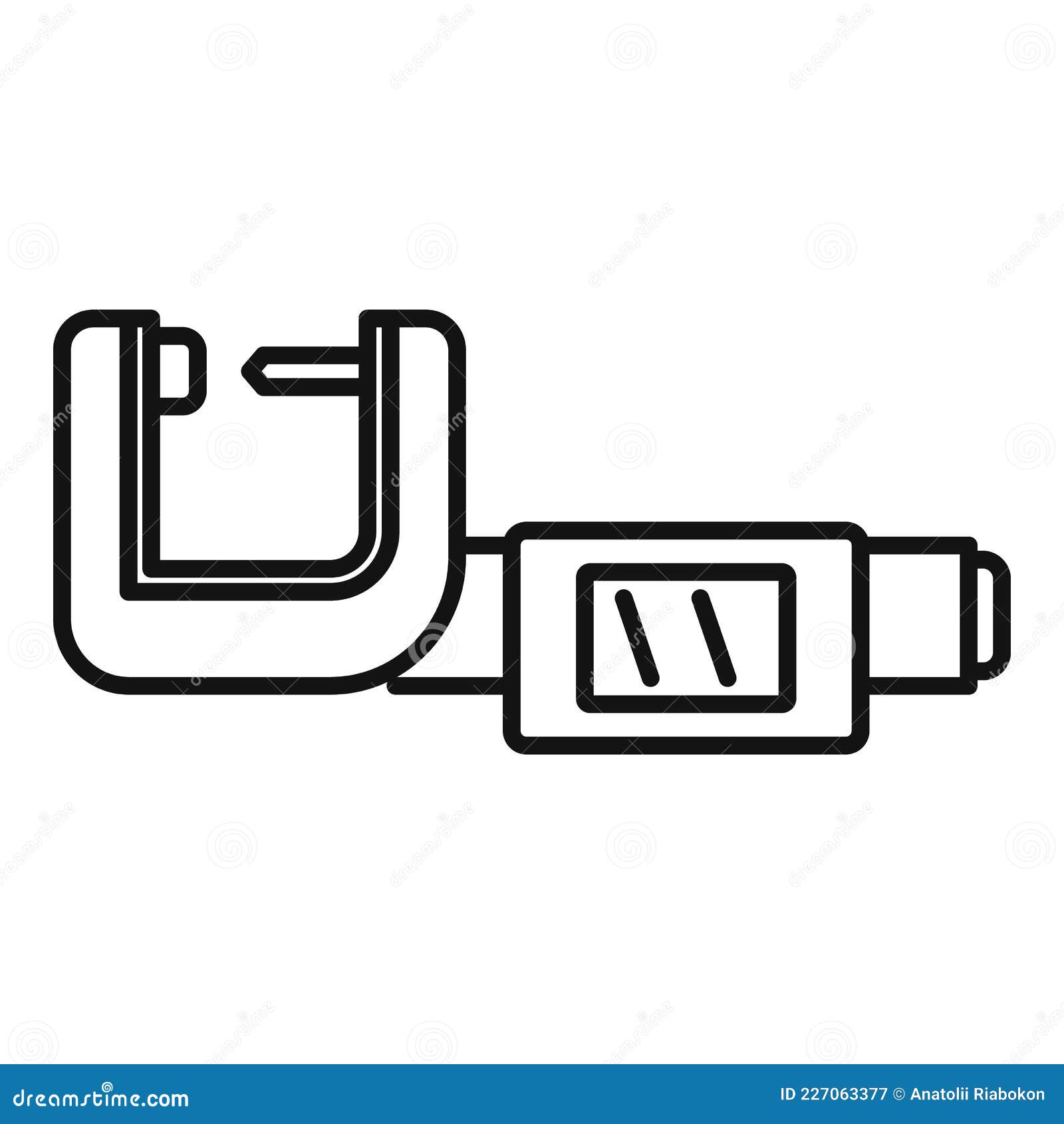 Digital Micrometer Drawing
