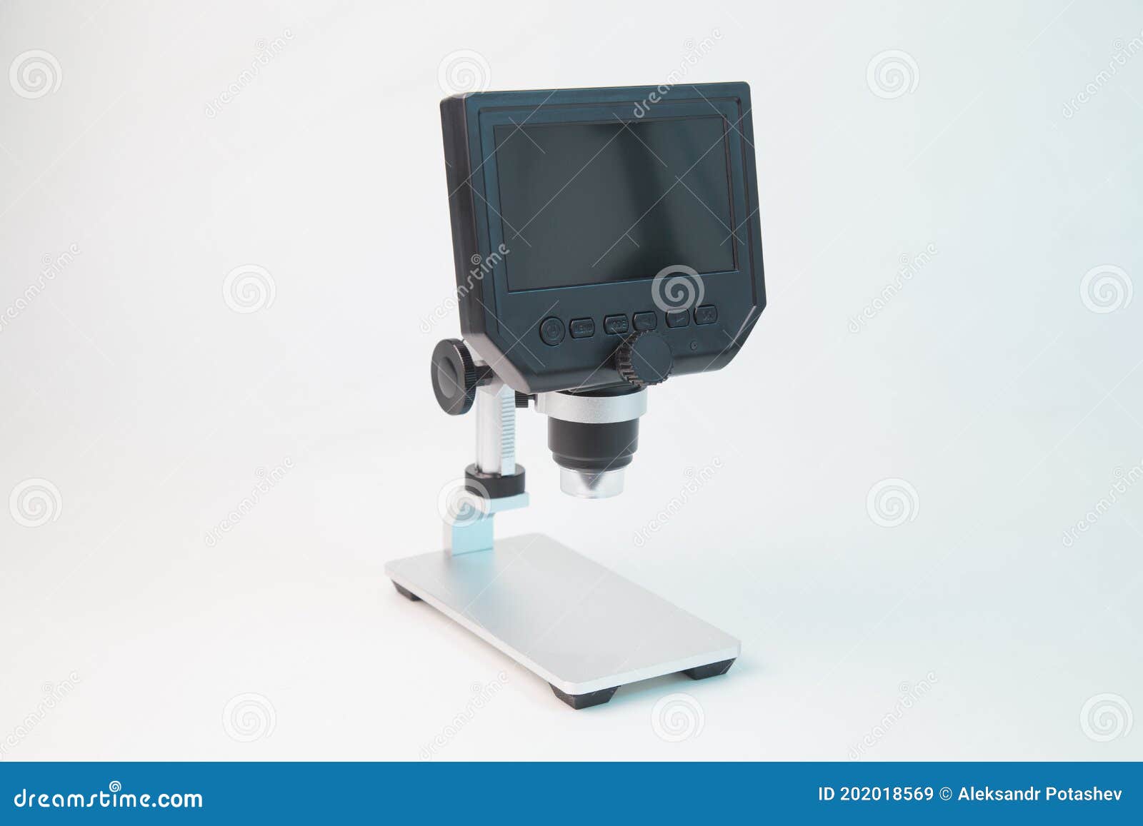 Digital Microscope for Repair of Electronic Components Stock Image ...