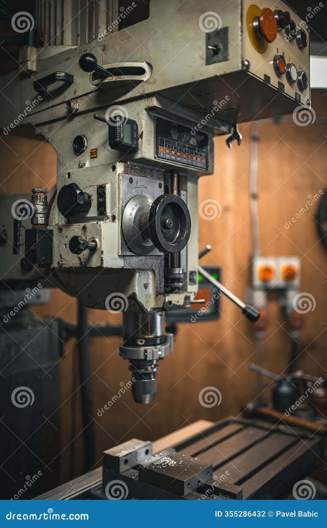 Digital Mill Being Setup for Precision Manufacturing Process in Small ...