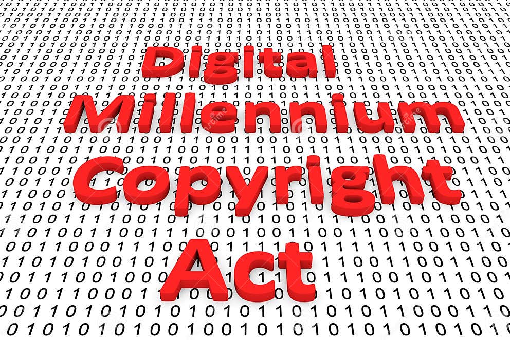 Digital Millennium Copyright Act Stock Illustration - Illustration of ...