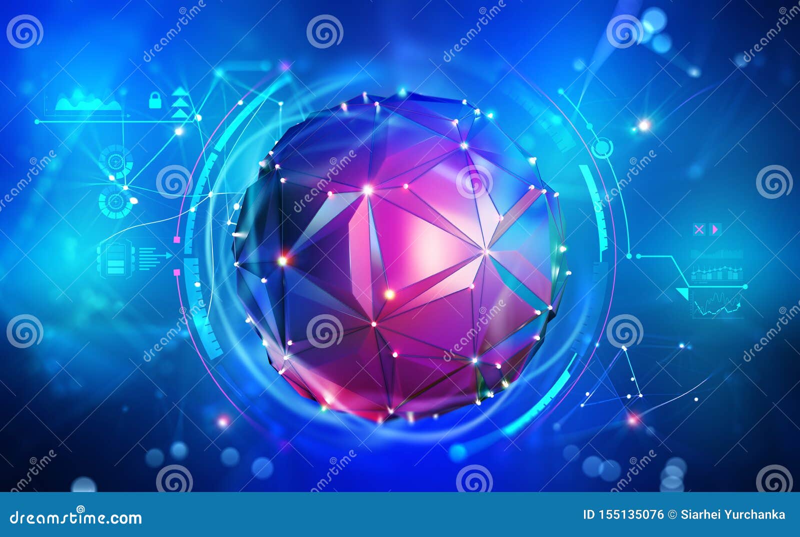 Digital Mind. Artificial Intelligence. Wireless Network Technology ...