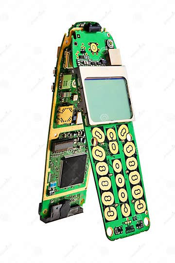 Digital mobile phone pcb. stock image. Image of high - 12326625