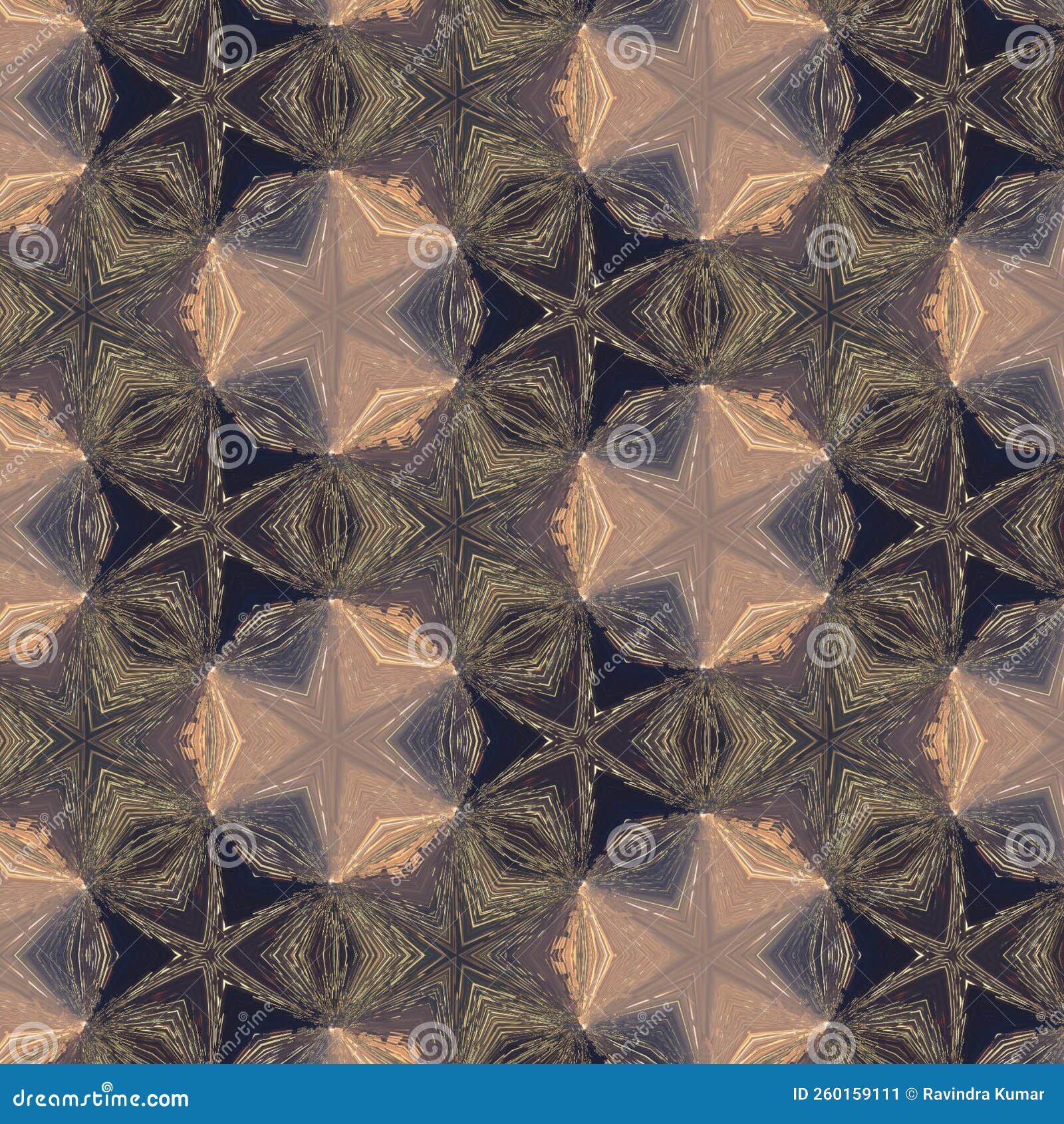 A Digital Modern Abstract Art Stock Illustration - Illustration of ...