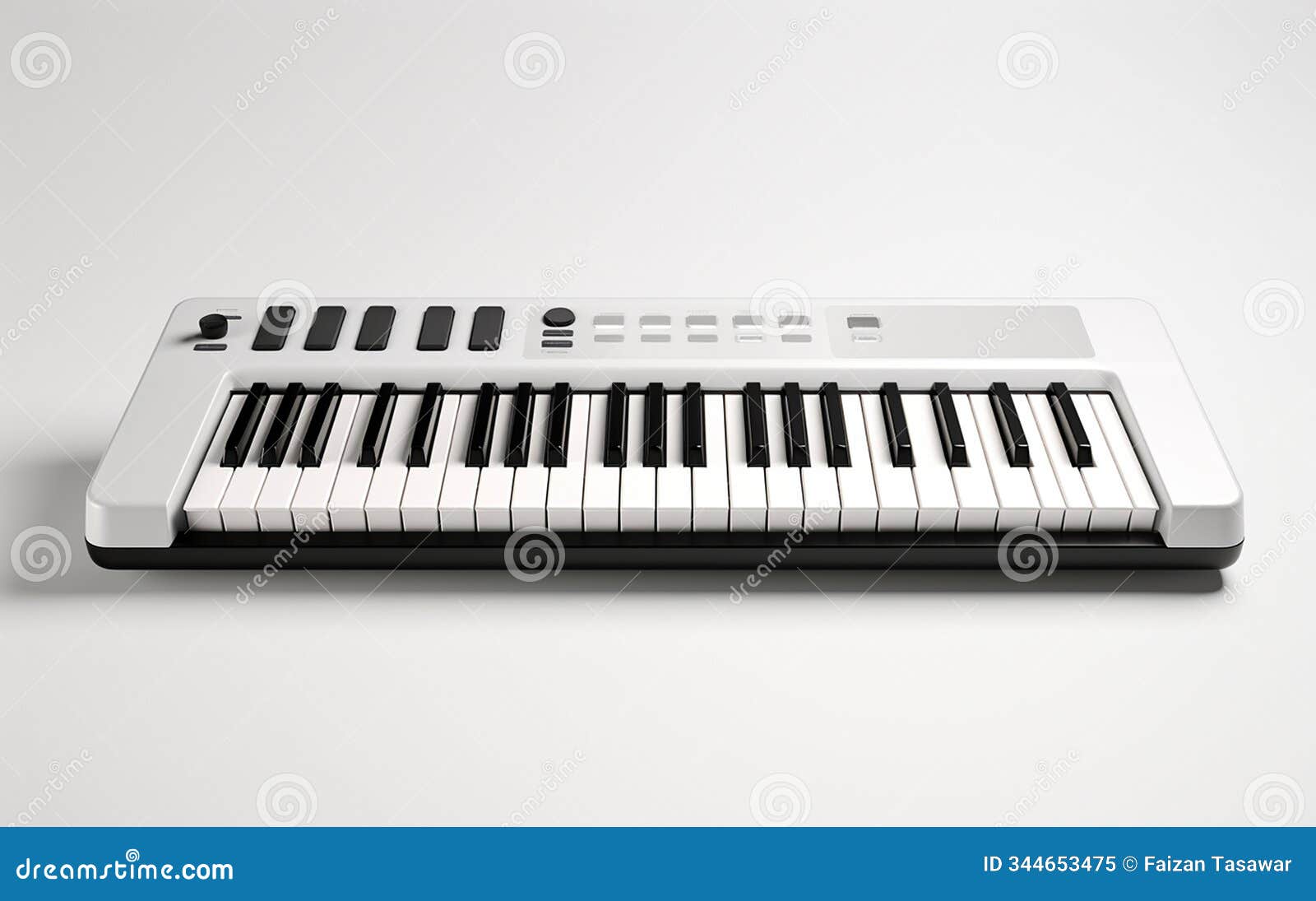 Digital Modern Keyboard on a Transparent Background Stock Illustration ...