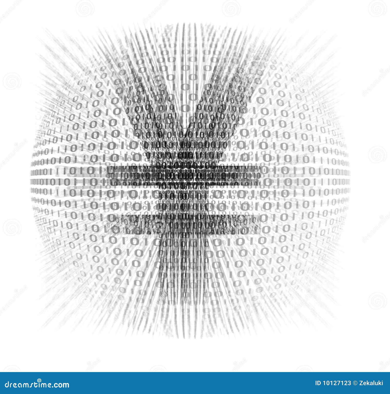 Digital money. stock illustration. Illustration of information - 10127123