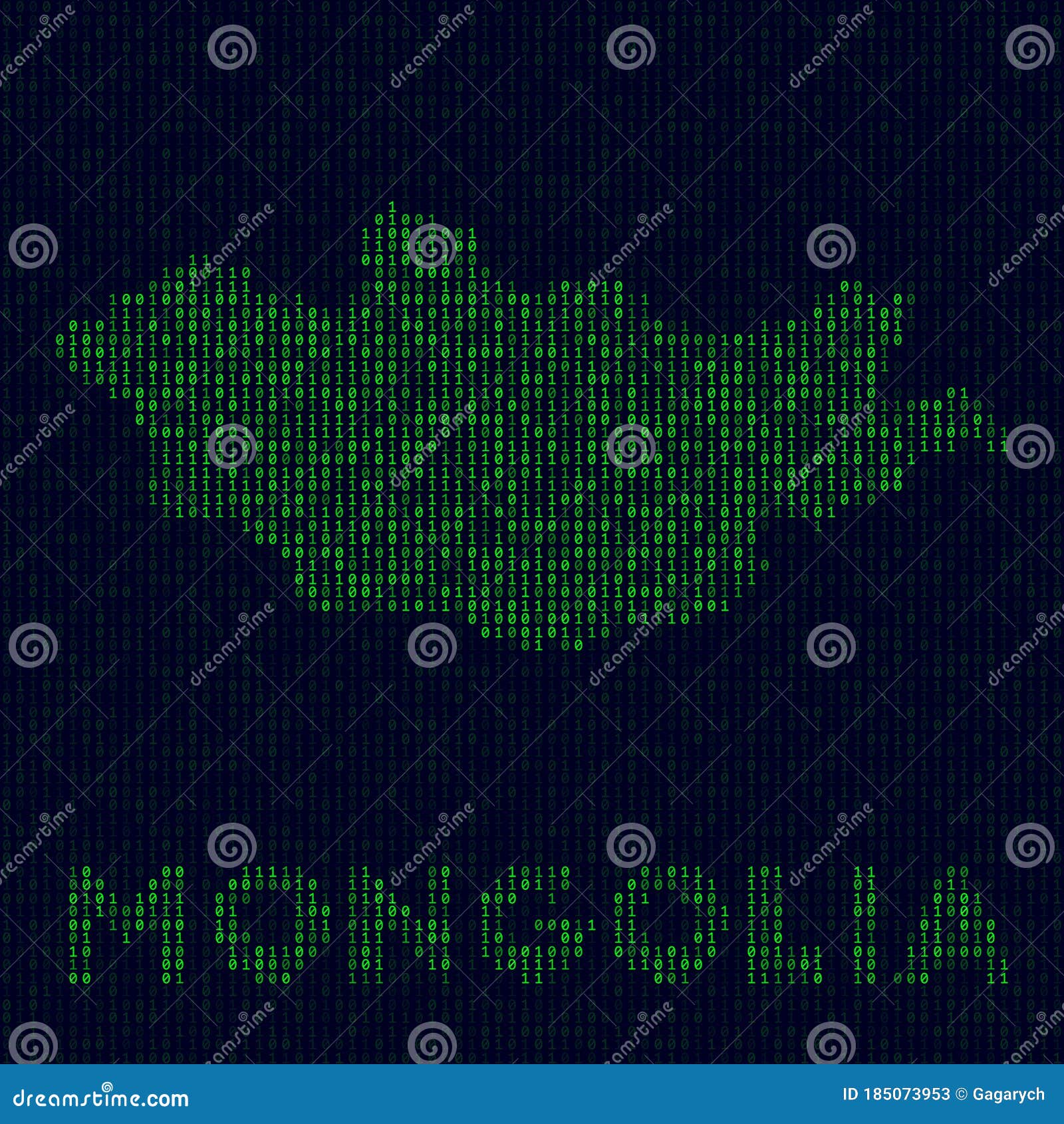 Digital Mongolia logo. stock vector. Illustration of abstract - 185073953