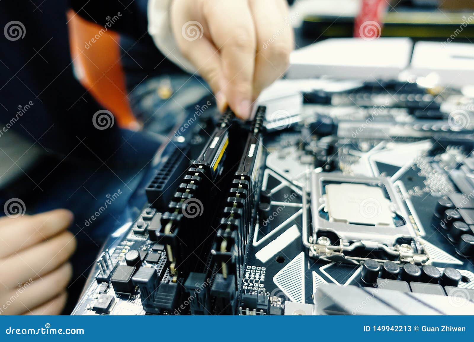 Digital mother board stock image. Image of closeup, electrical - 149942213