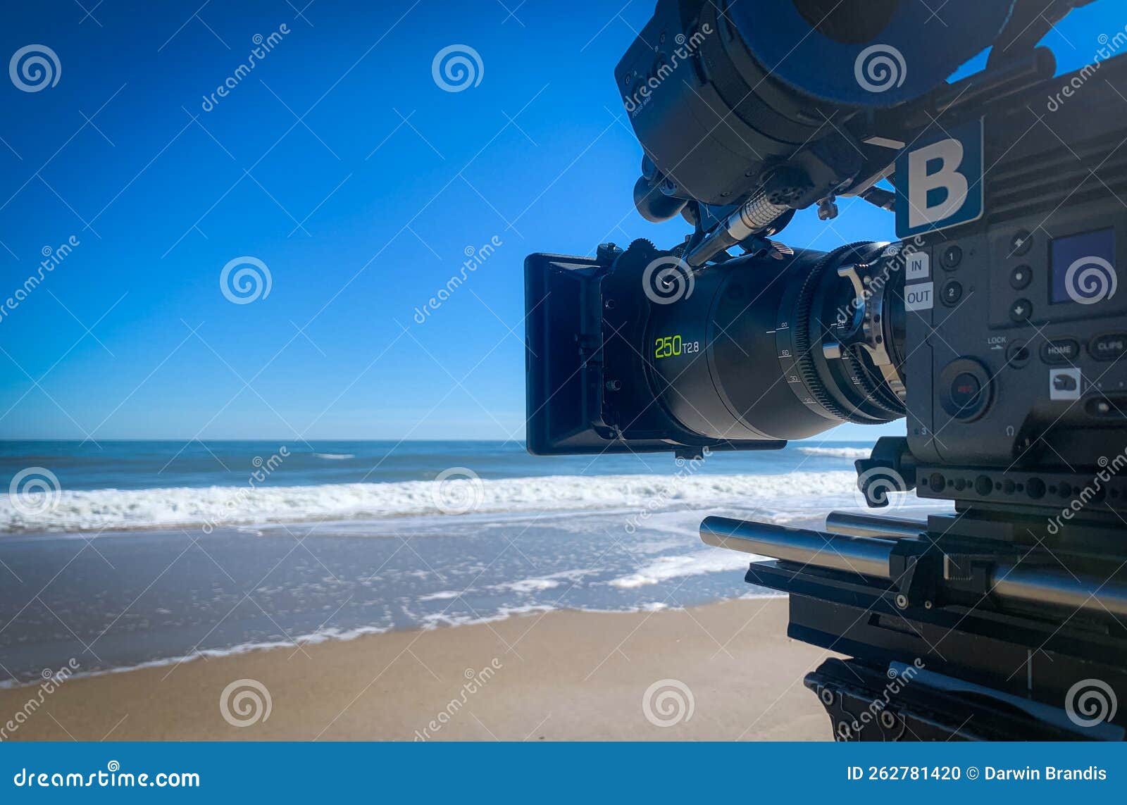 Digital Motion Picture Camera Stock Photo - Image of hollywood, tech ...