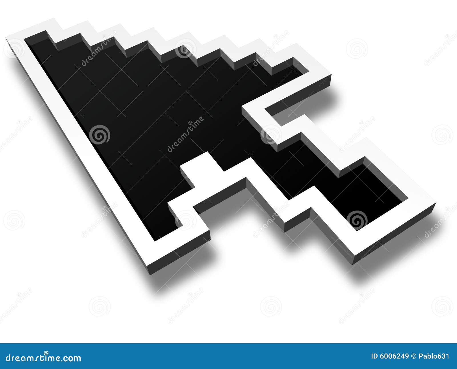 Digital Mouse Cursor Icons On Transparent Grid Background Vector ...