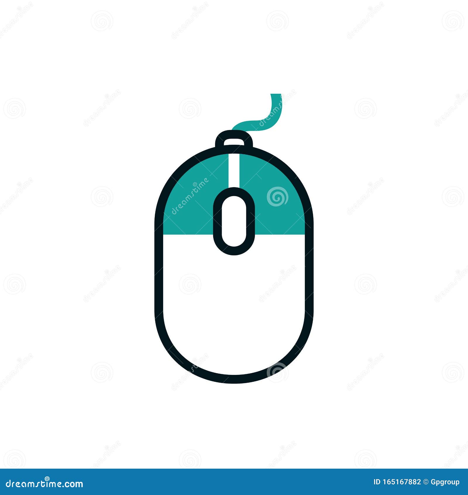 Digital Mouse Icon Vector Design Stock Vector - Illustration of clipart ...