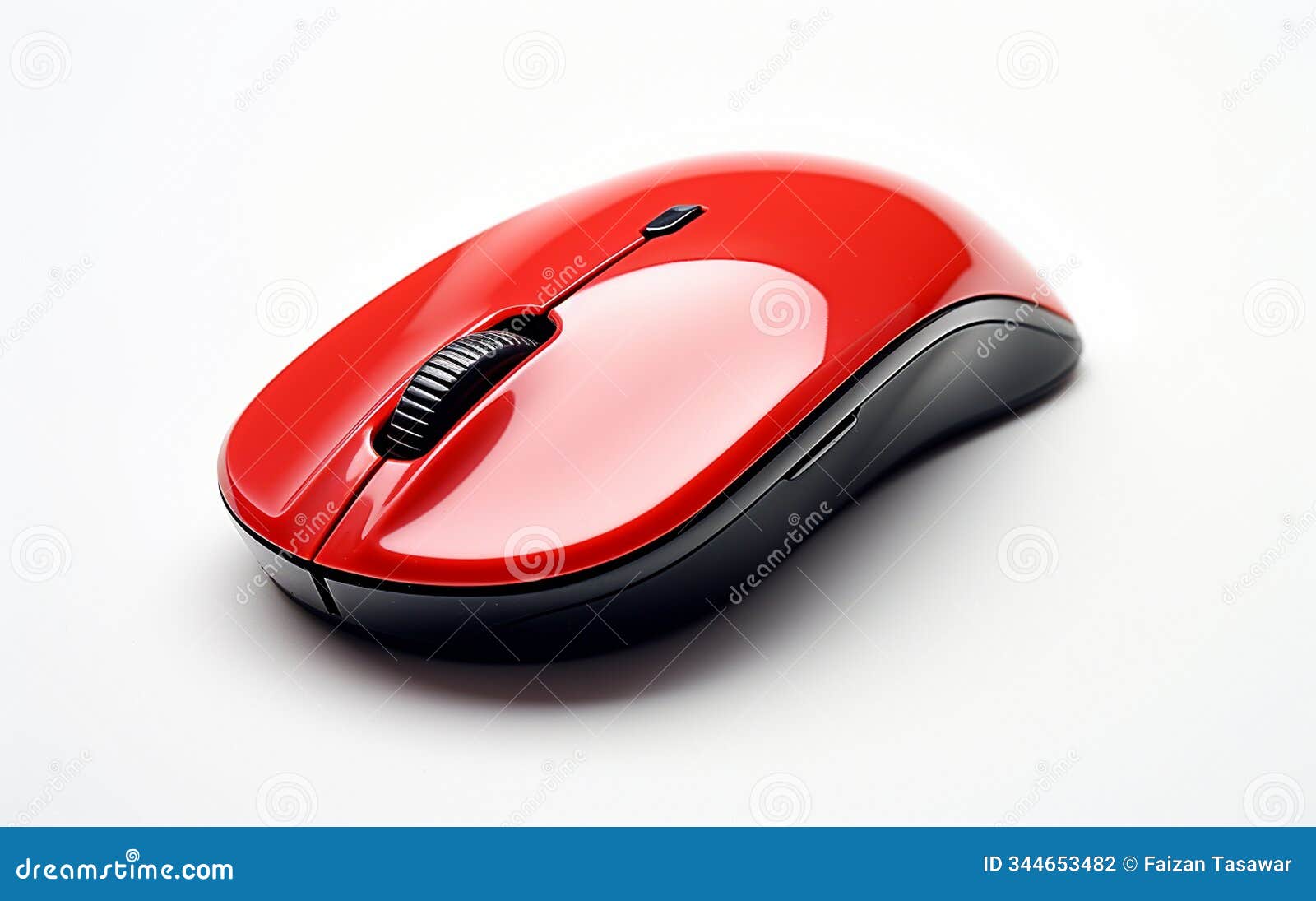 Digital Mouse Isolated on Transparent Surface Stock Illustration ...