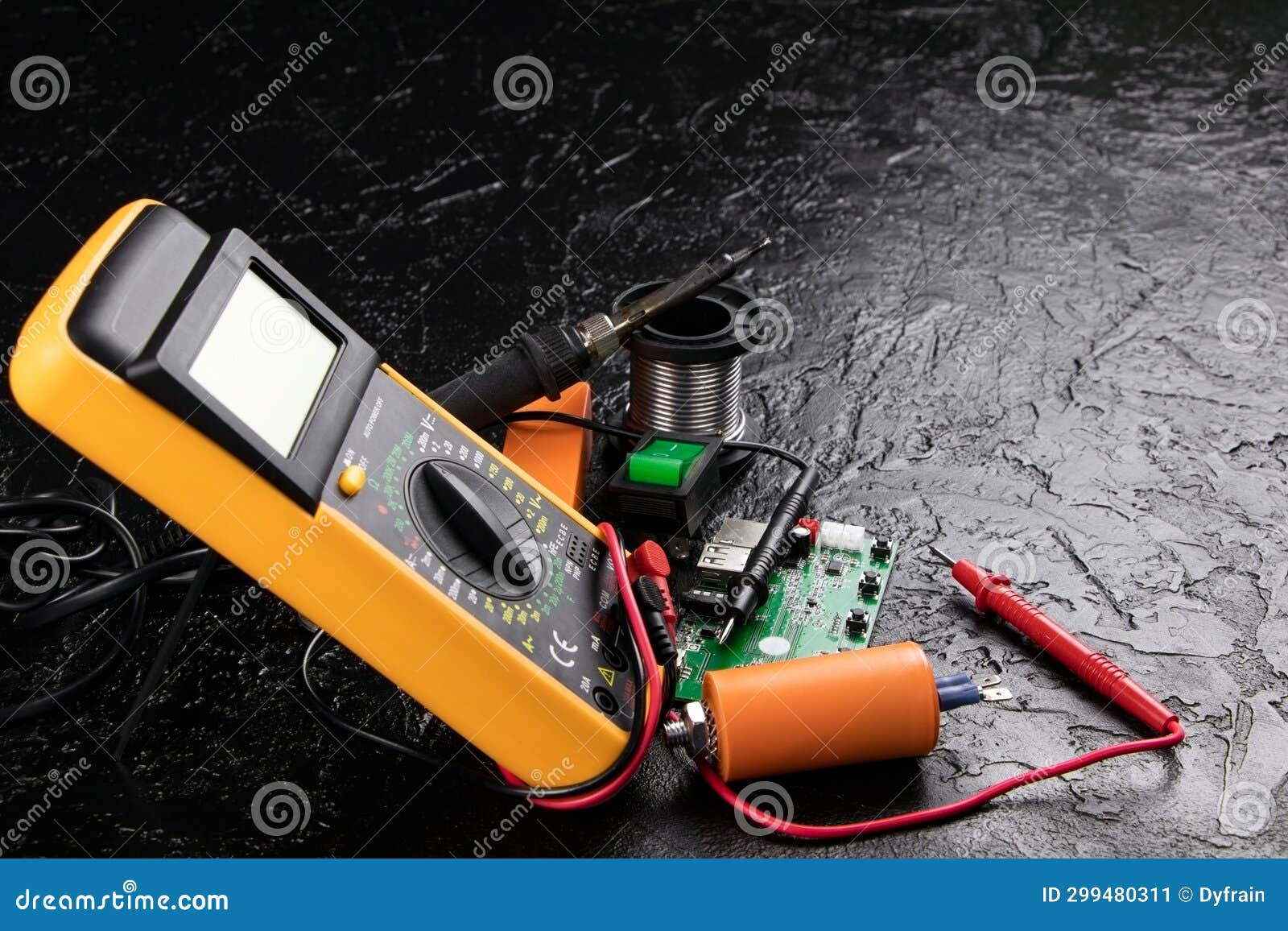 Voltage Measurement Of Main Distribution Board Editorial Photo ...