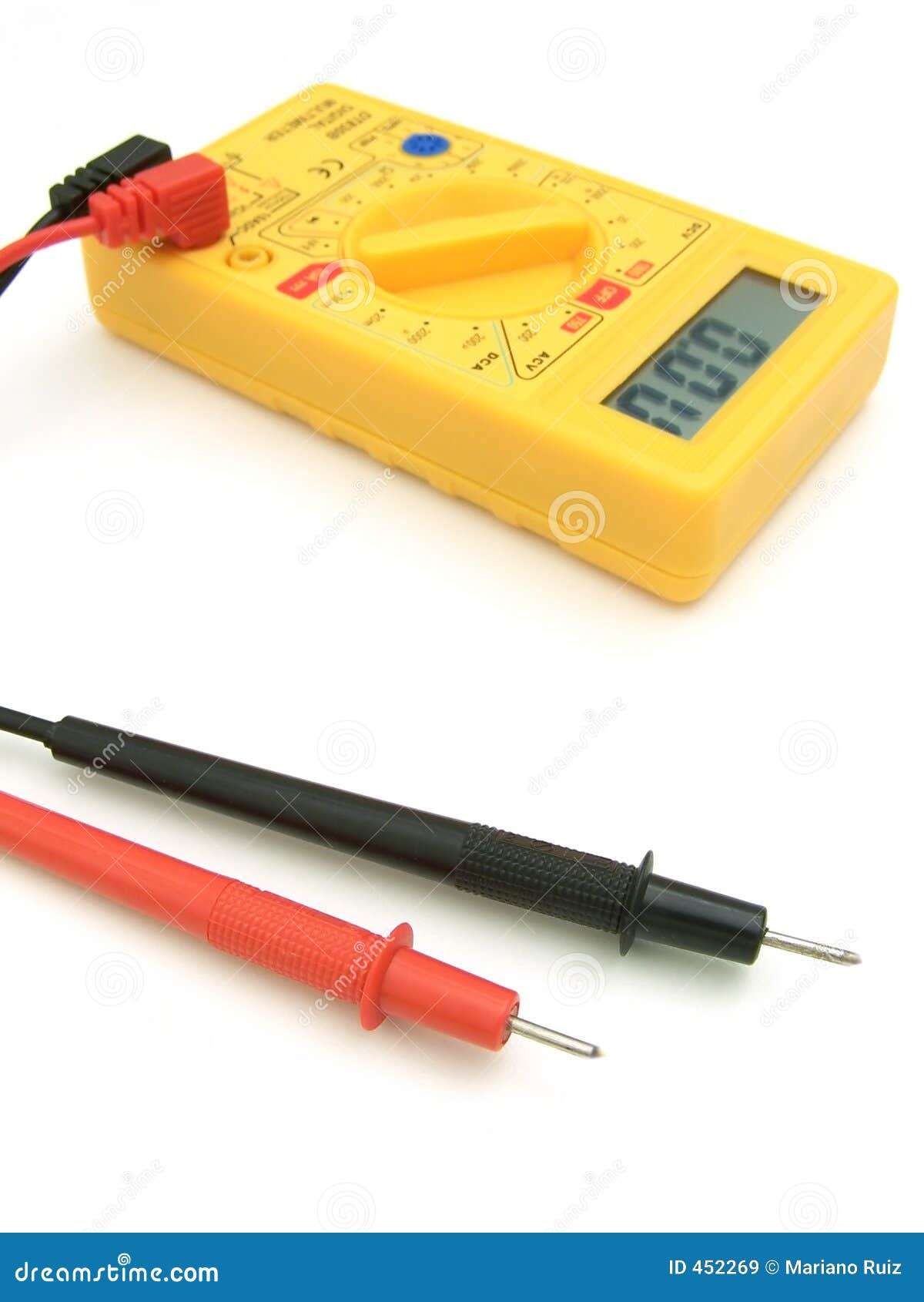 Digital Multimeter 02 stock image. Image of meter, sparky - 452269