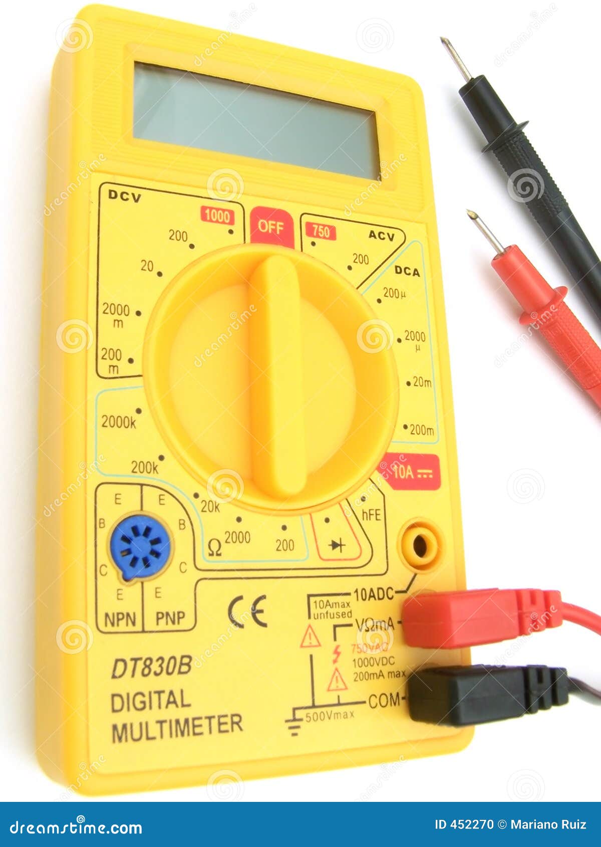 Digital Multimeter 03 stock photo. Image of tester, powered - 452270