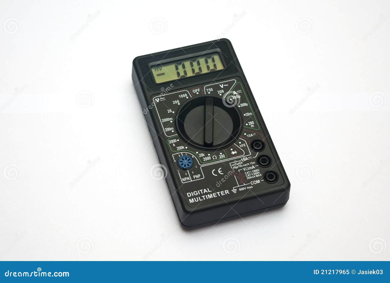 Digital multimeter stock image. Image of devices, digital - 21217965
