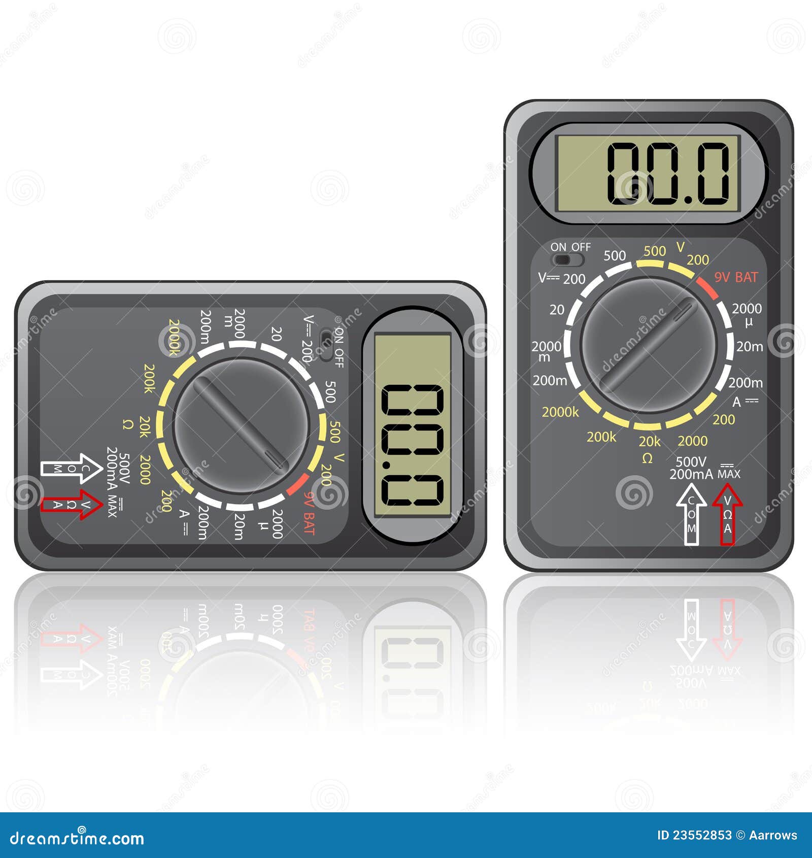 Digital Multimeter Vector Image | CartoonDealer.com #207566543