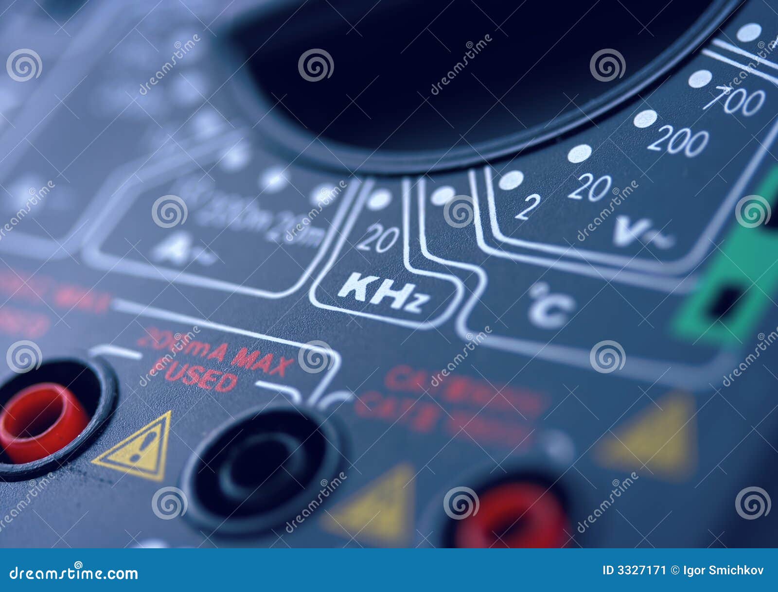 Digital multimeter stock image. Image of measurement, digital - 3327171