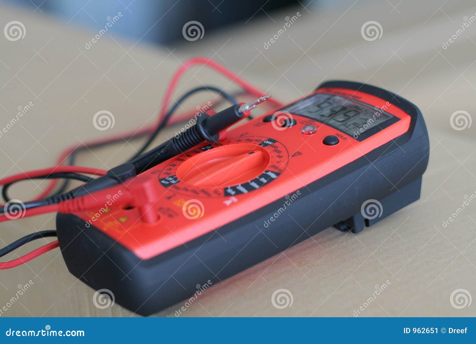 Digital multimeter stock image. Image of control, multimeter - 962651