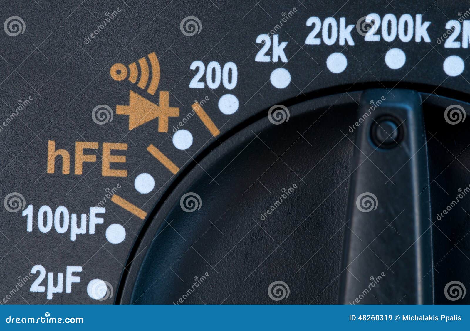 Digital multimeter stock image. Image of diode, analogue - 48260319