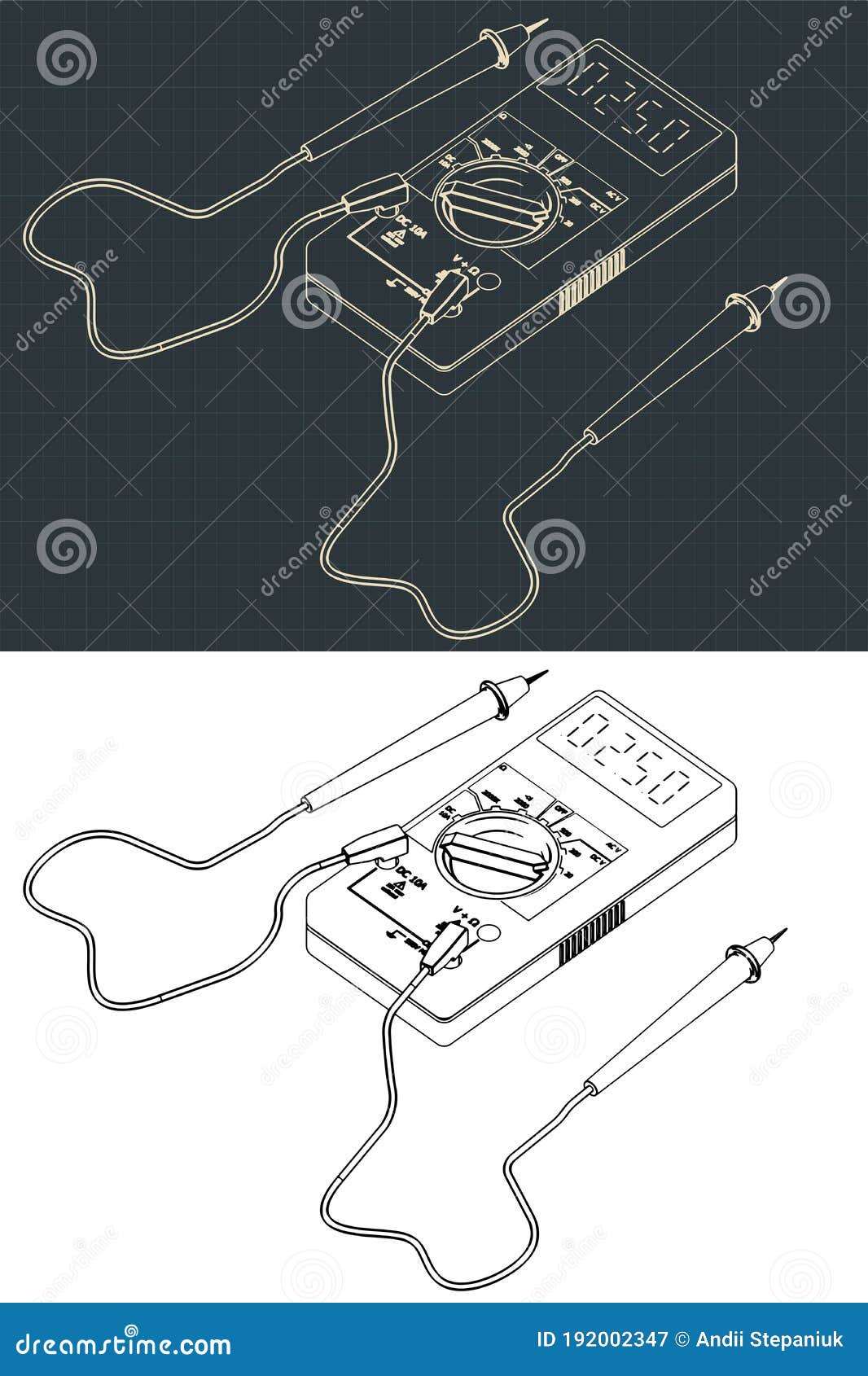 Digital Multimeter Drawing