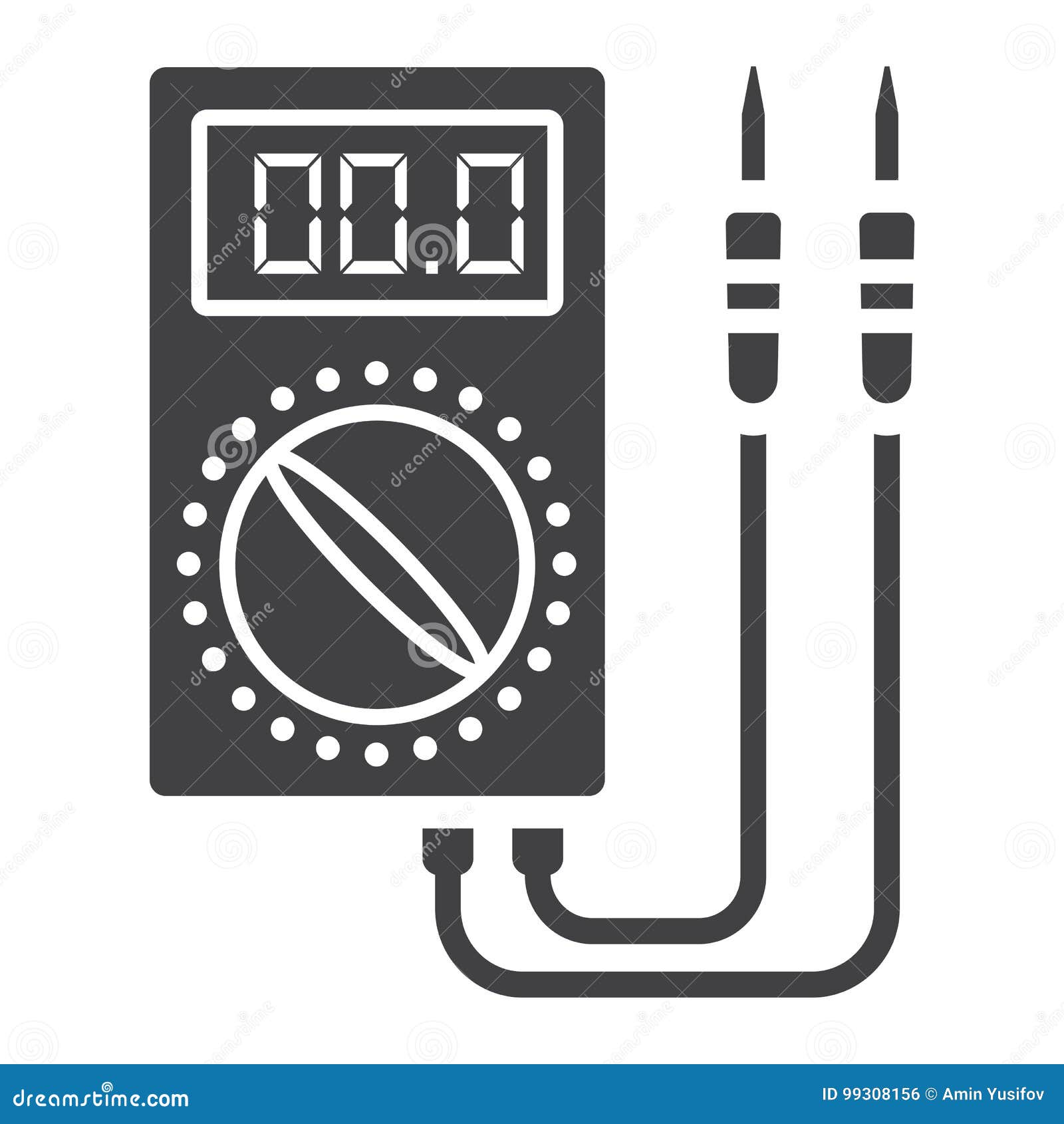 Digital Multimeter Glyph Icon, Build and Repair Stock Vector ... Digital Multimeter Glyph Icon, Build and Repair Stock Vector ...