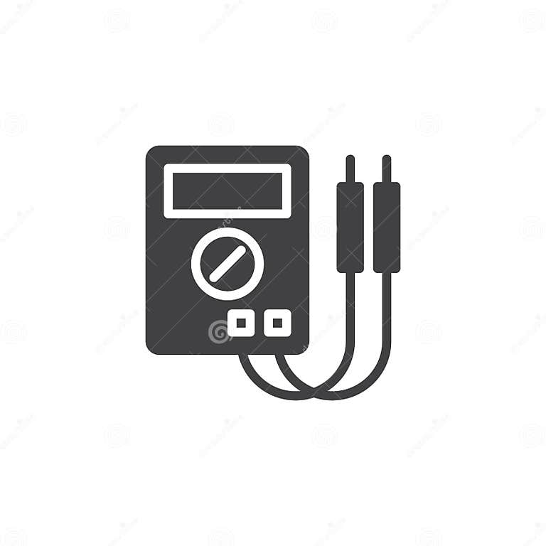 Digital Multimeter Icon Vector Stock Vector - Illustration of graphics ...