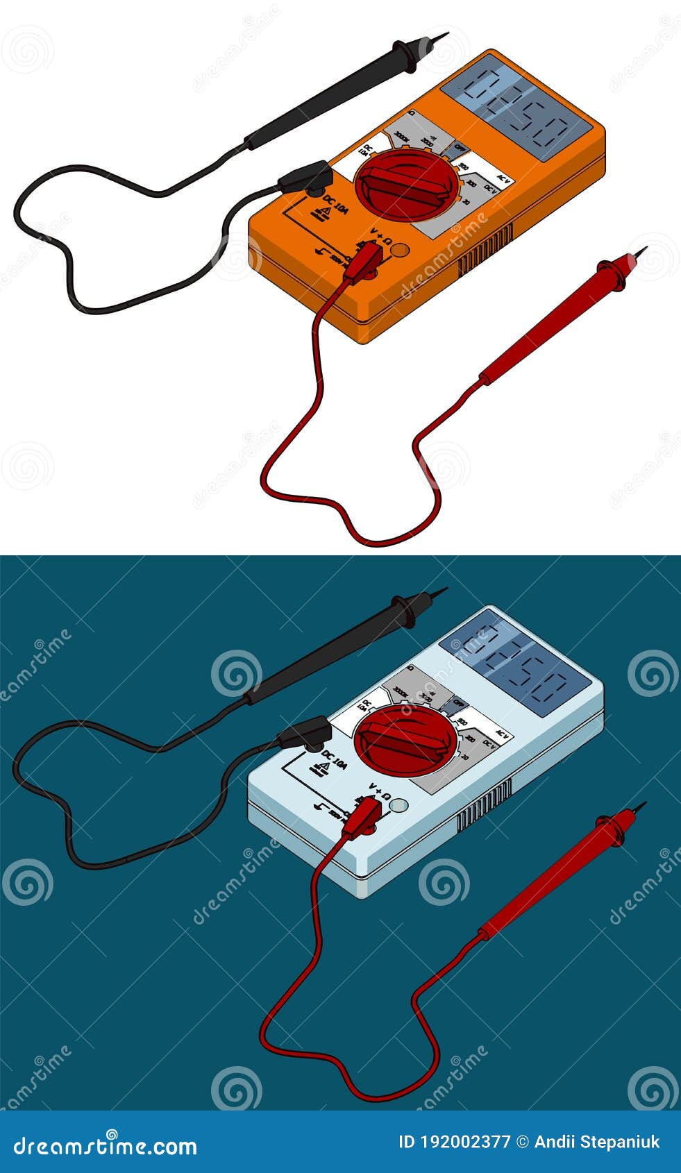 Digital Multimeter Illustrations Stock Vector - Illustration of ...