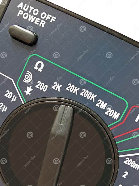 Digital Multimeter, Switch, Different Measurement Stock Image - Image ...