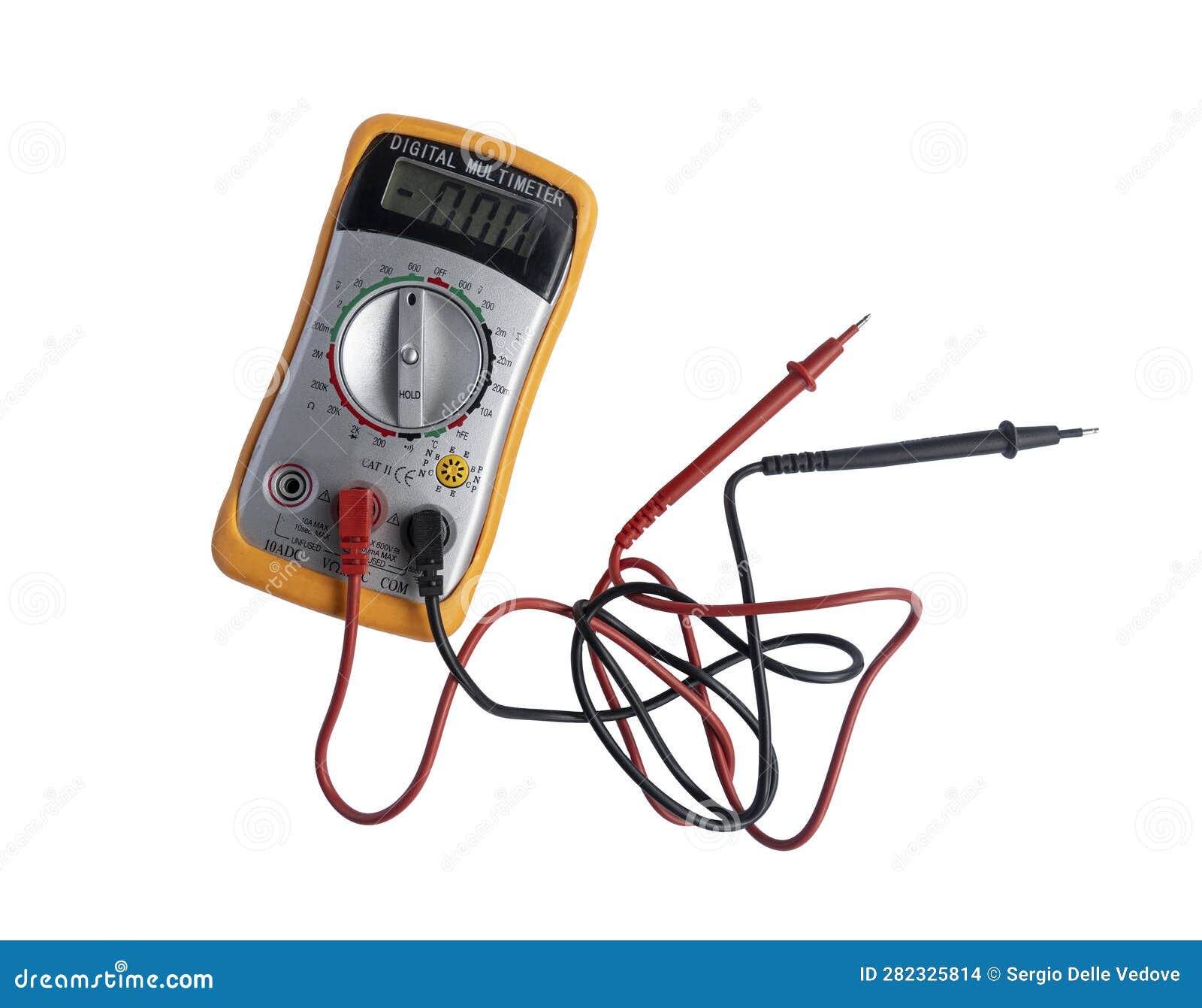 A digital multimeter stock photo. Image of multi, metering - 282325814