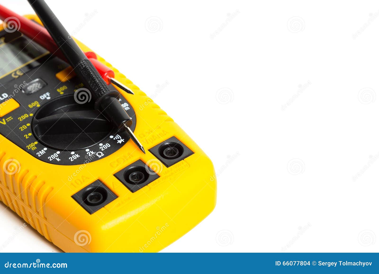 Digital multimeter stock photo. Image of reading, calibration - 66077804